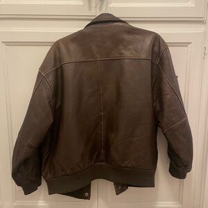 Jackets & Coats | Vintage Aviator Bomber Leather Jacket | Poshmark